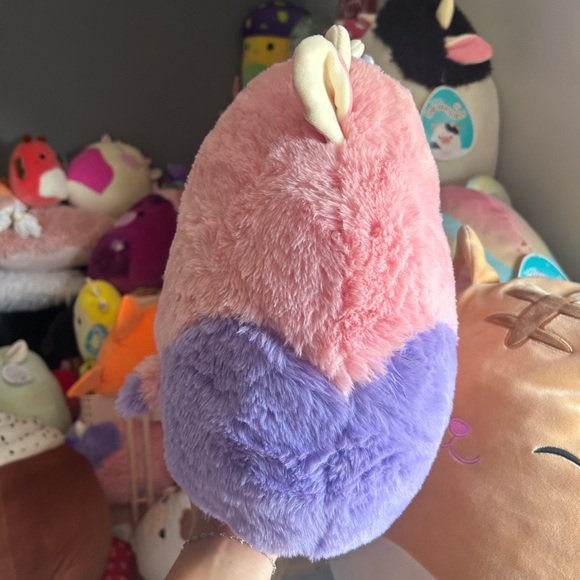 Squishmallows | Accessories | Patty The Pink And Purple Cow Fuzzamallow ...